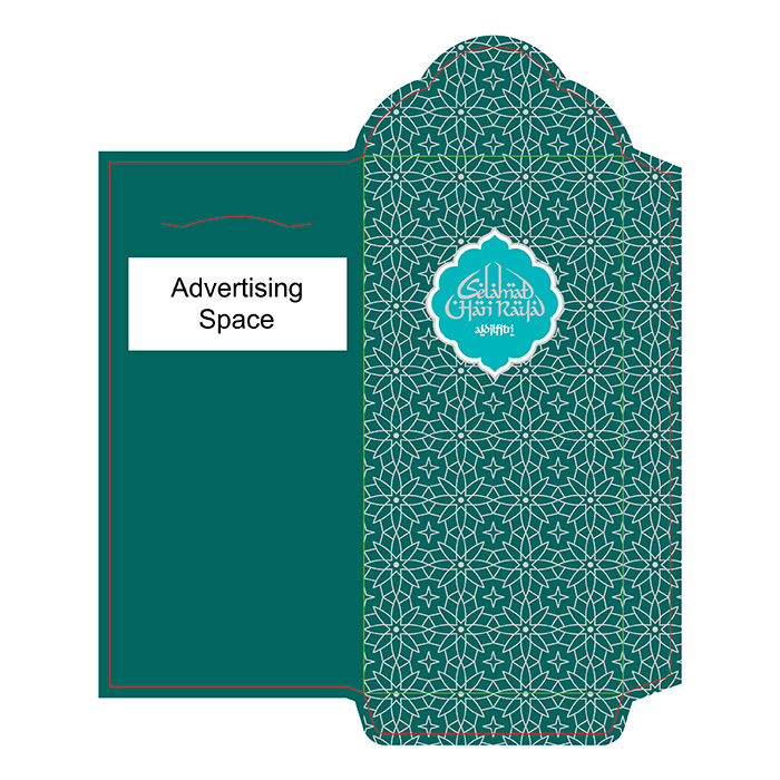 Vertical Sampul Raya Template